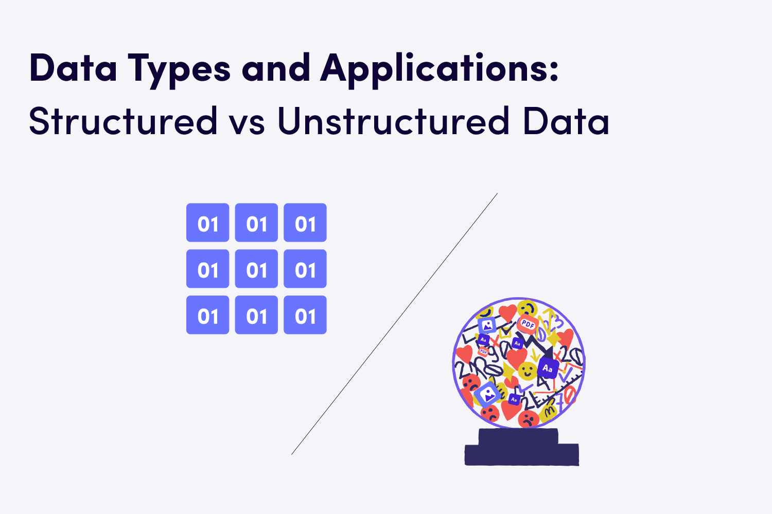 Data Types and Applications: Structured vs Unstructured Data